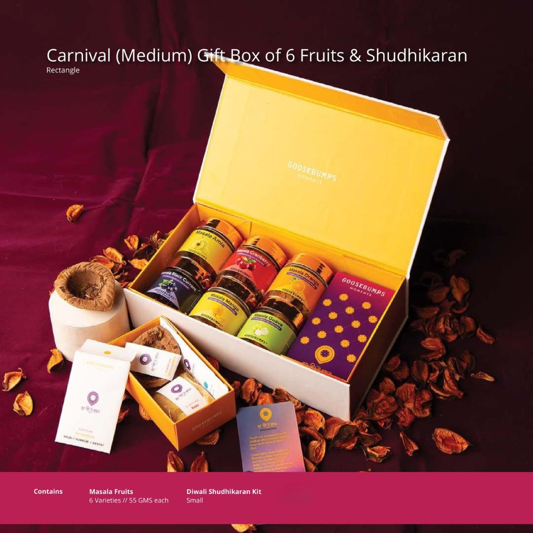 Carnival Diwali Gift Box with Masala Fruits Kit
